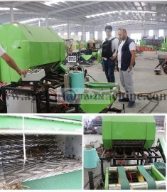 Full-Automatic Silage Baler Machine Forage Baling Equipment