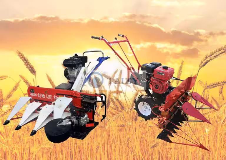 Economical Rice Wheat Cutting Drying And Binding Machine